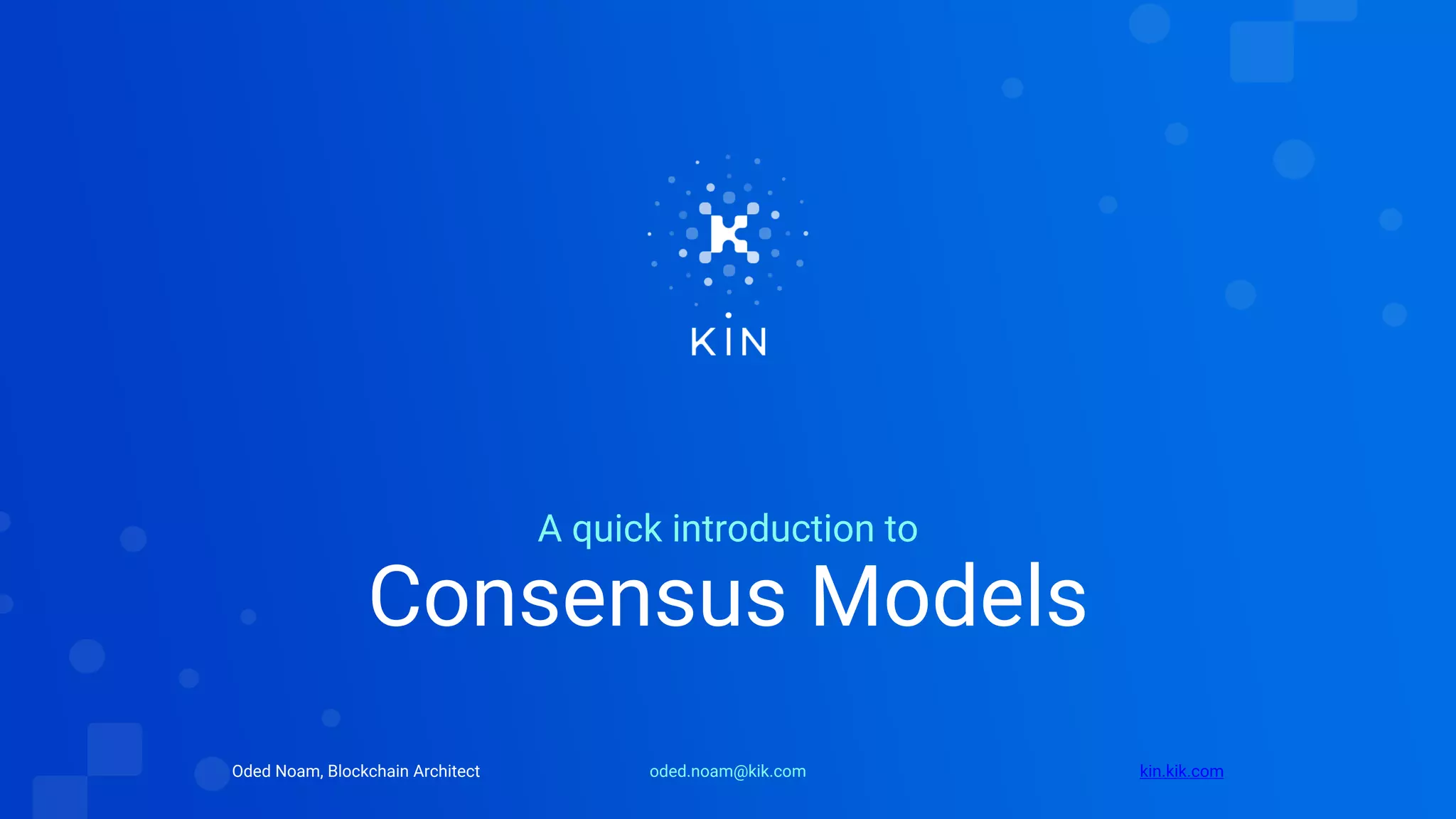A quick introduction to Consensus Models | PPT