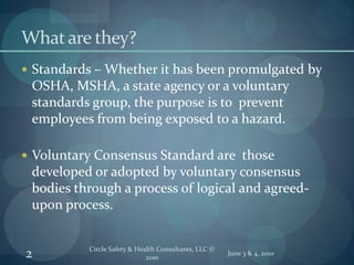 Consensus Standards | PPTX