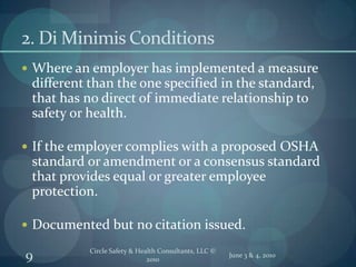 Consensus Standards | PPTX
