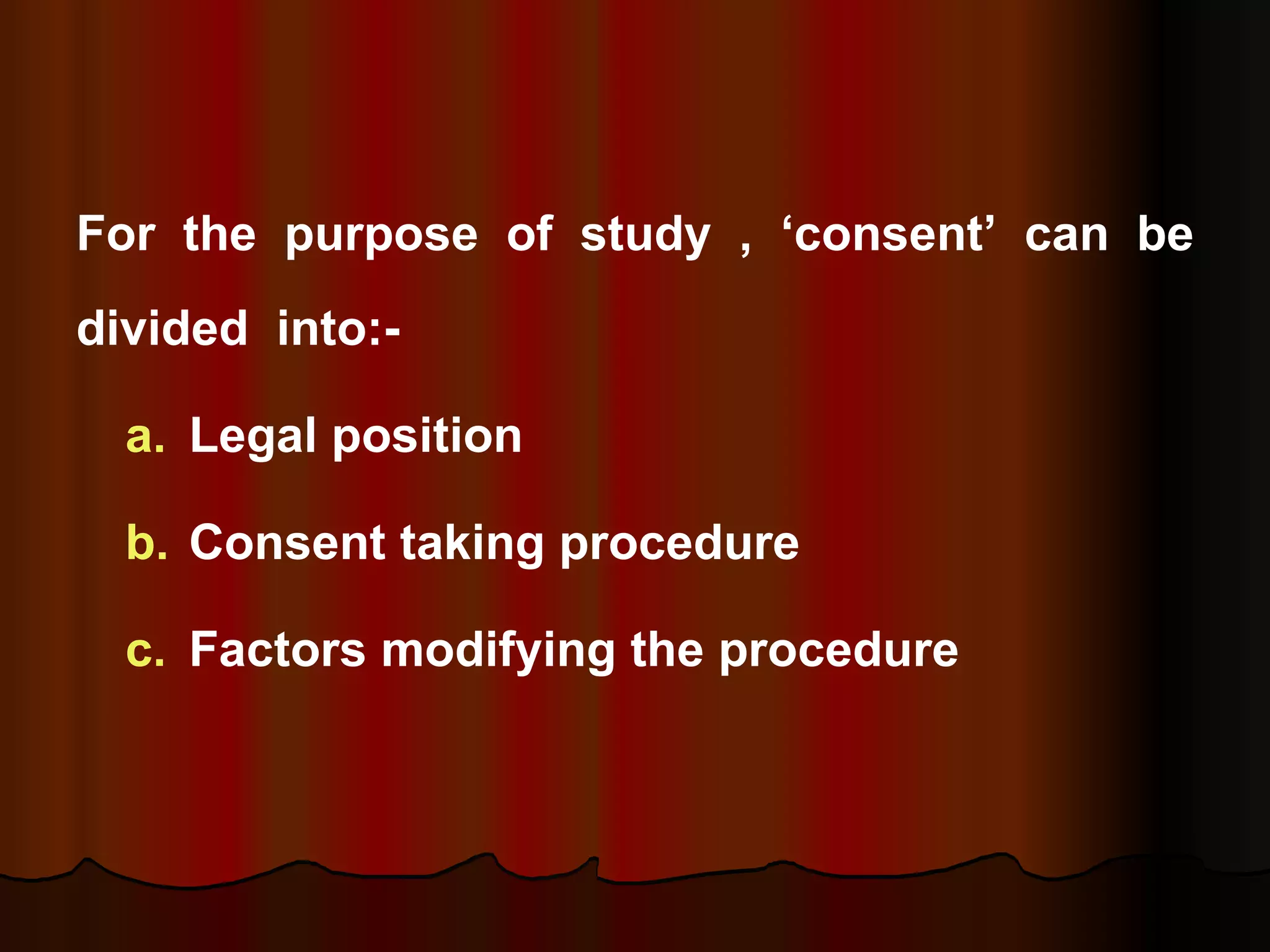 Consent | PPT