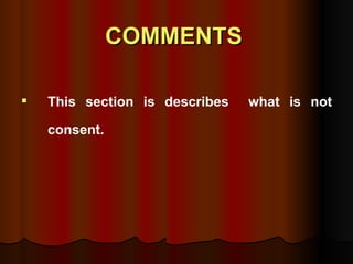Consent | PPT