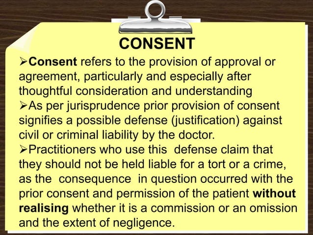 Patient Consent | PPTX | Medical Health