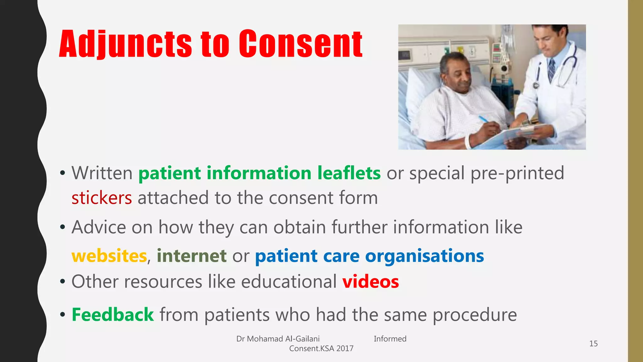 Informed Consent.KSA, 2017 | PPTX