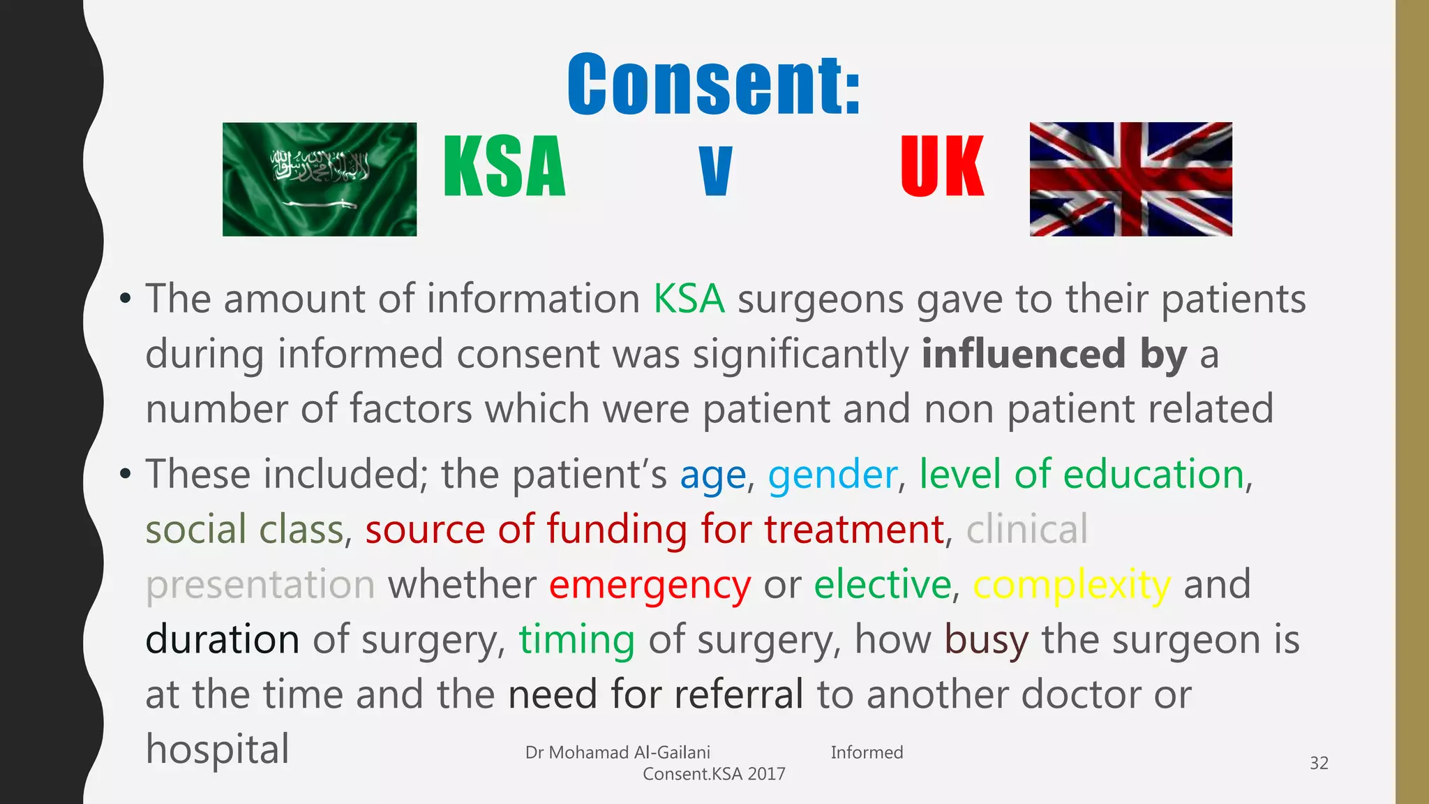 Informed Consent.KSA, 2017 | PPTX