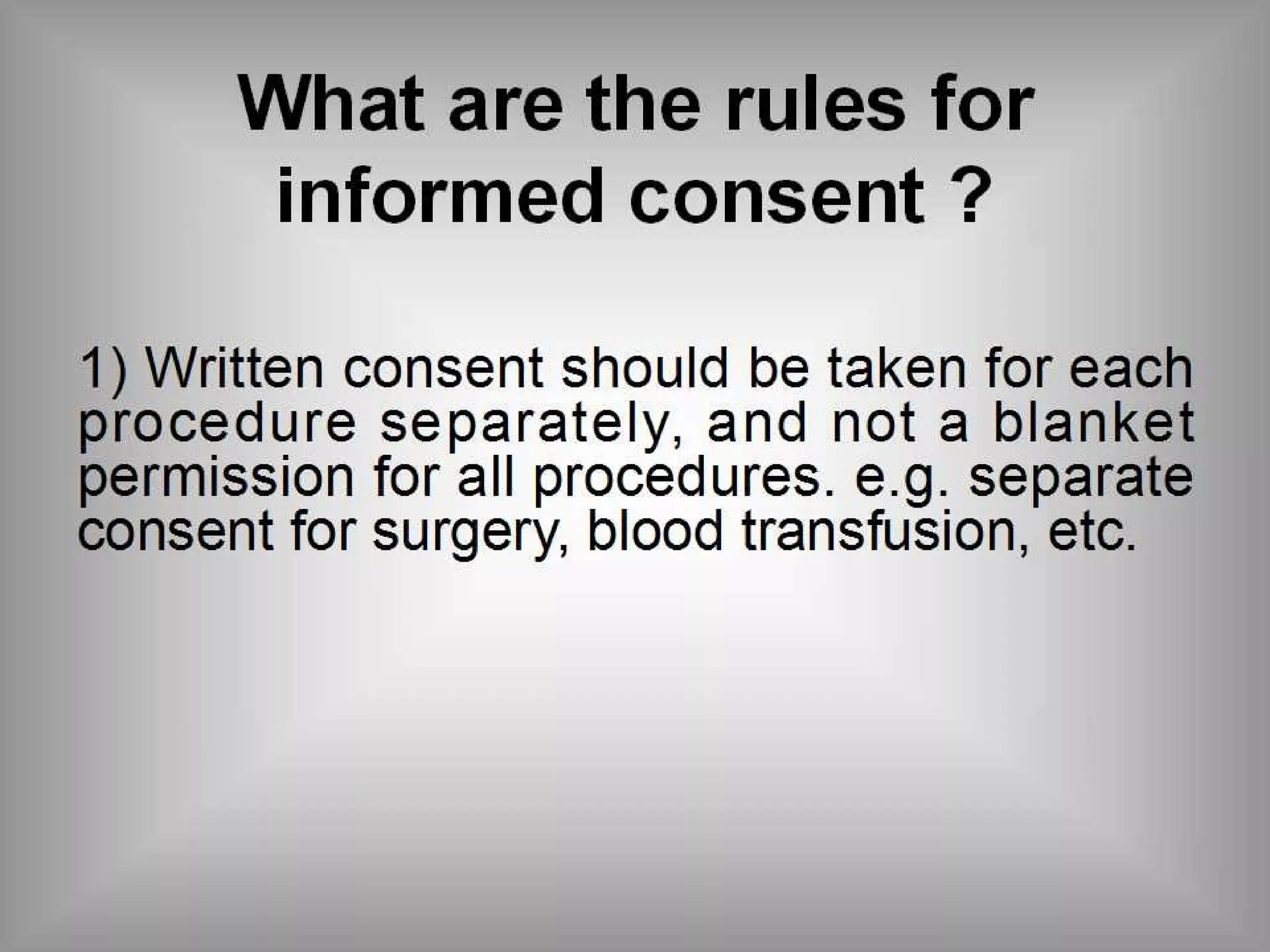 Consent | PPT