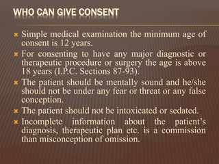presentation on conset in medical practice | PPTX