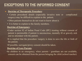 presentation on conset in medical practice | PPTX