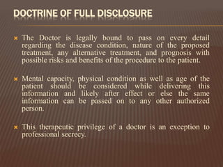 presentation on conset in medical practice | PPTX