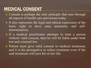 presentation on conset in medical practice | PPTX