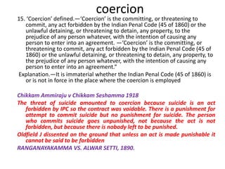 indian contracts act - 1872 , consent.ppt