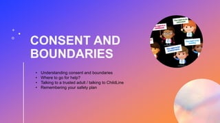 Consent and boundaries, year 5 6 | PPTX