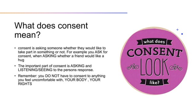 Consent and boundaries, year 5 6 | PPTX | Sexual Health | Diseases and ...