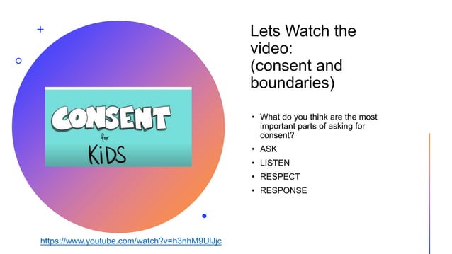 Consent and boundaries, year 5 6 | PPTX | Sexual Health | Diseases and ...