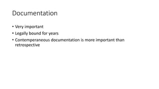 Consent and documentation | PPTX