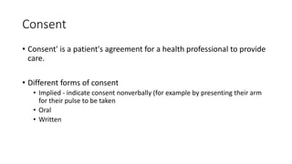 Consent and documentation | PPTX