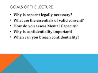 Consent & confidentiality | PPT