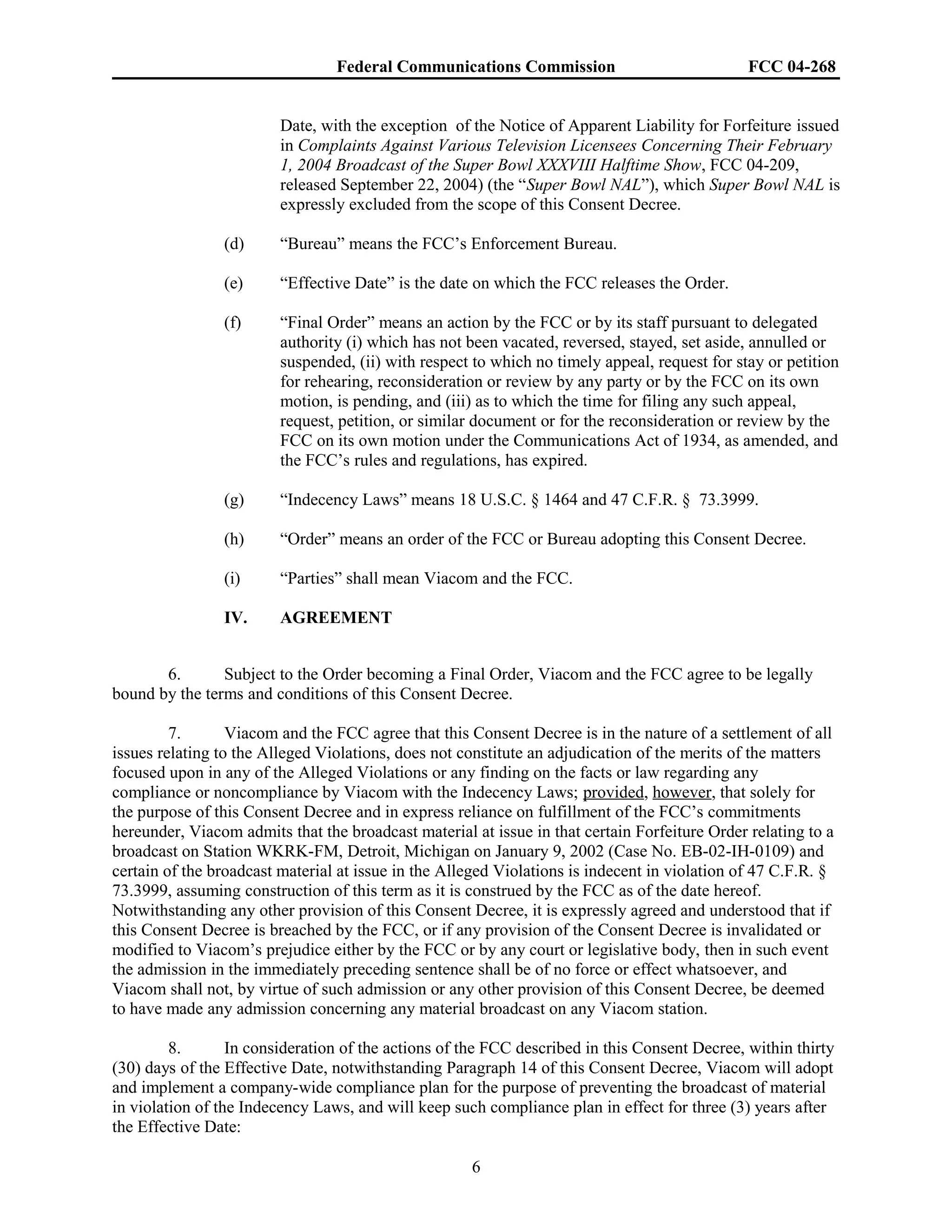 Consent decree | PDF