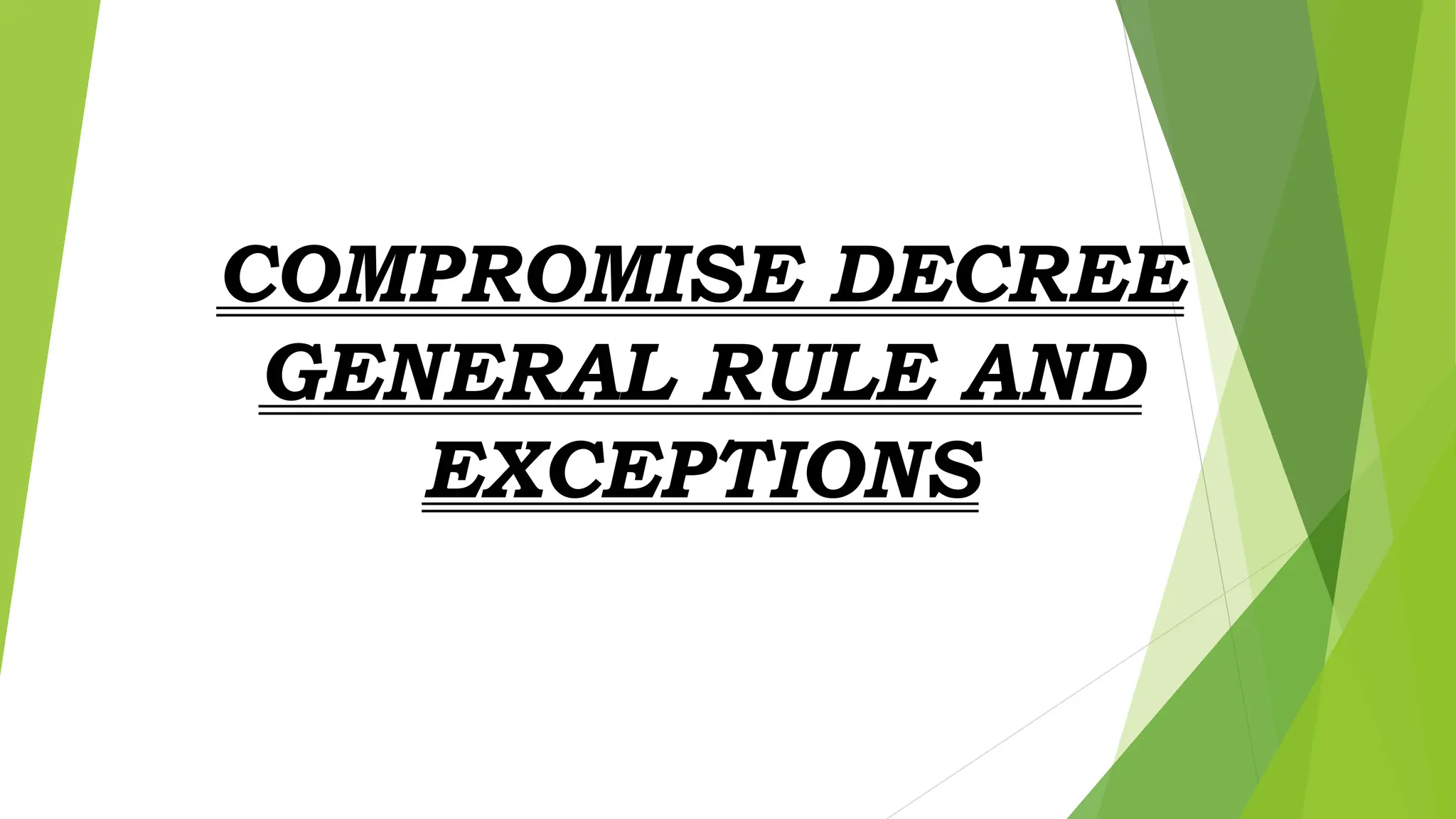 Consent Decree under order 23 civil procedure code and its caselaws.pptx