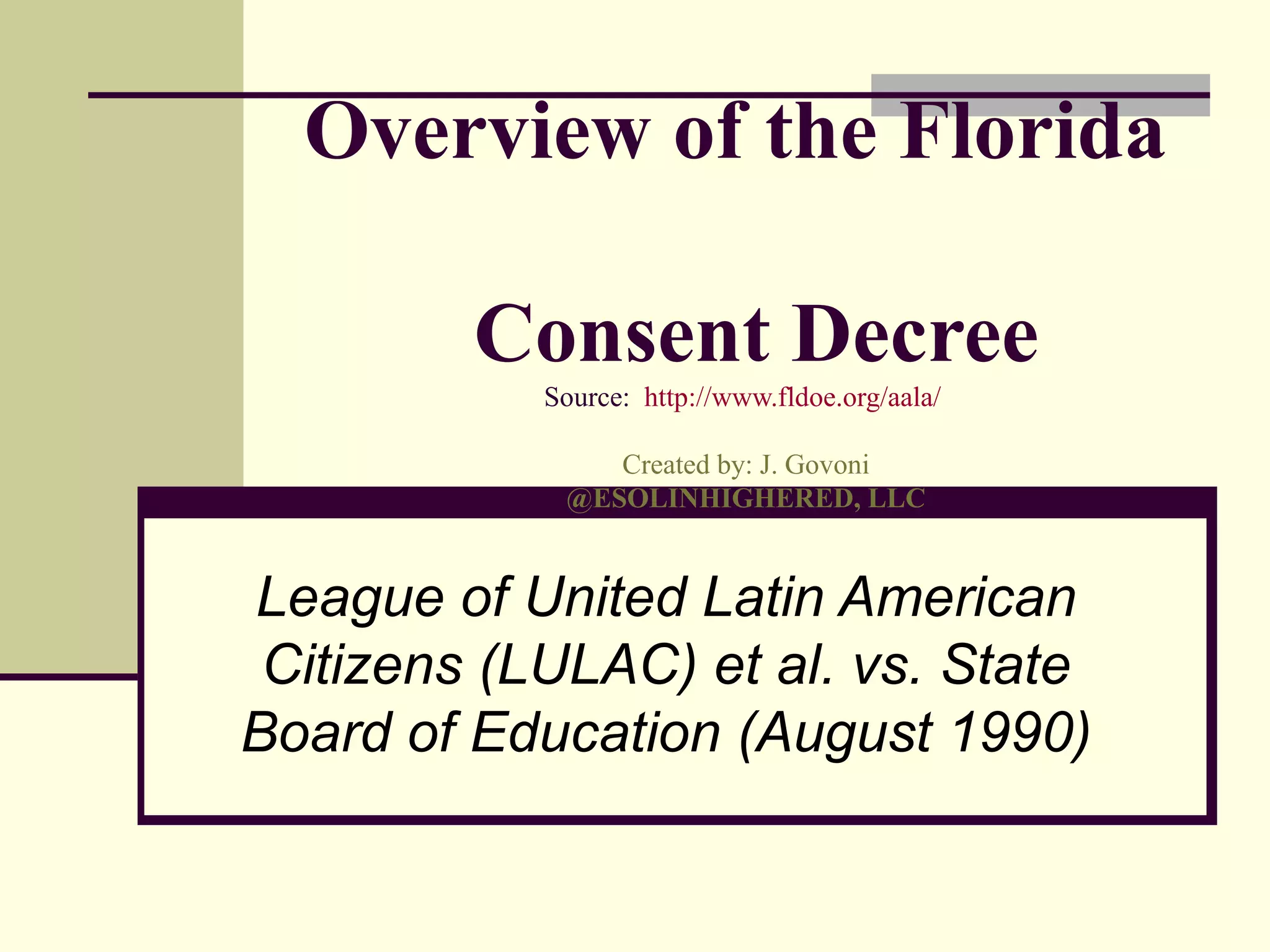 Consent decrpowerpoint | PPT