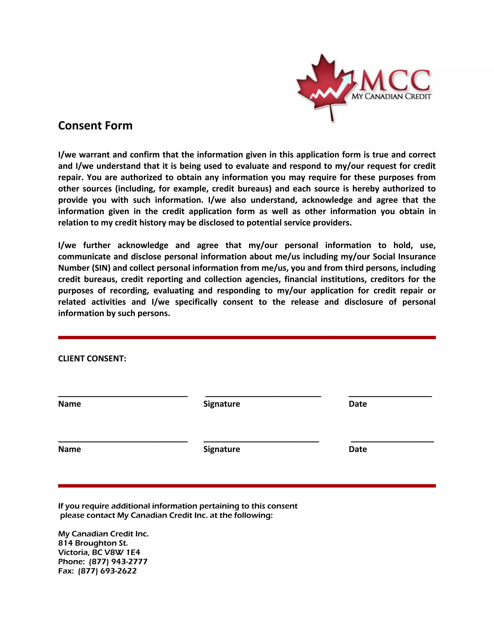 Consent form | PDF
