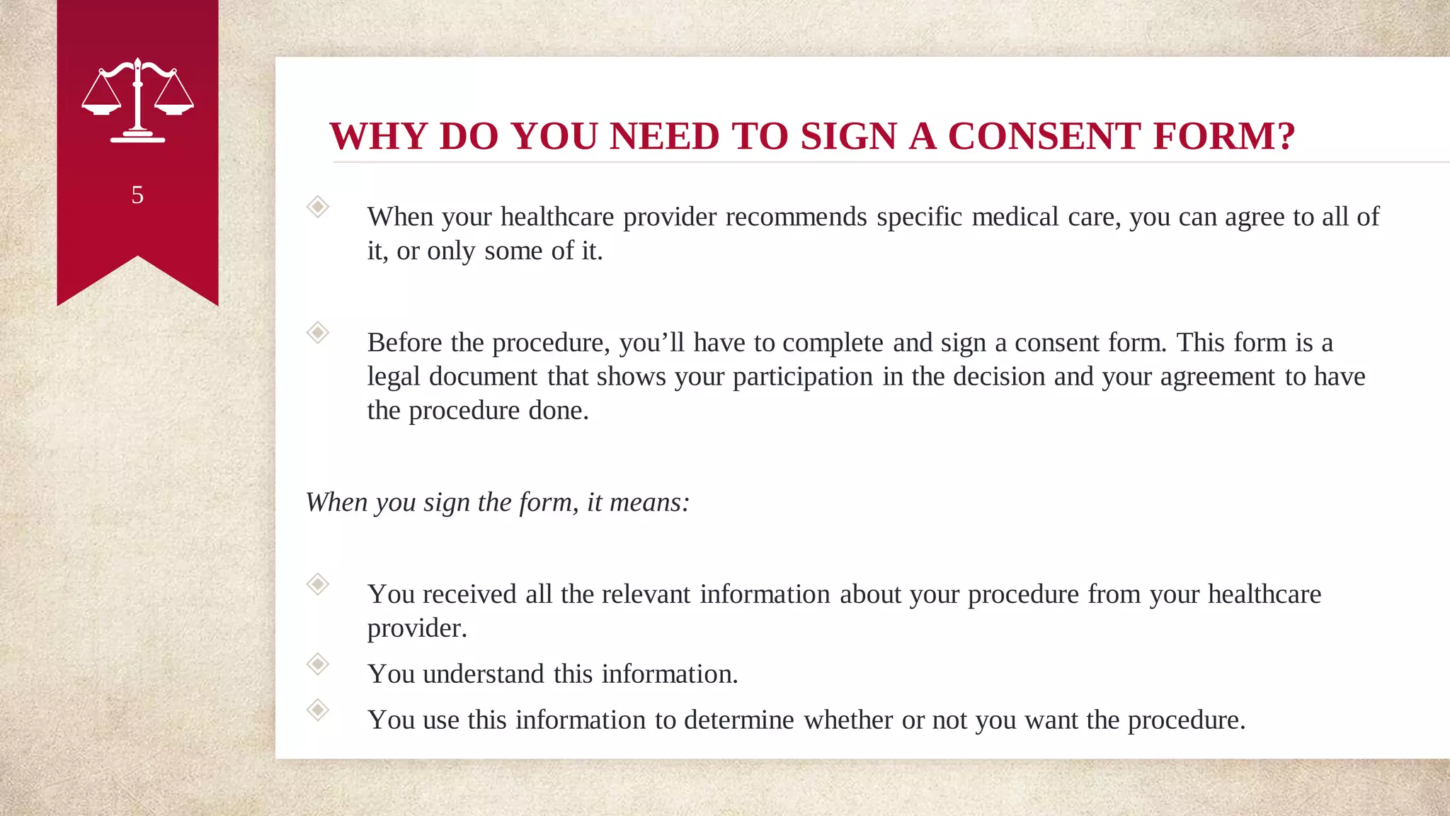 Consent Form - Ethics and Law in Healthcare Mangement | PDF