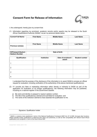 Consent form | PDF