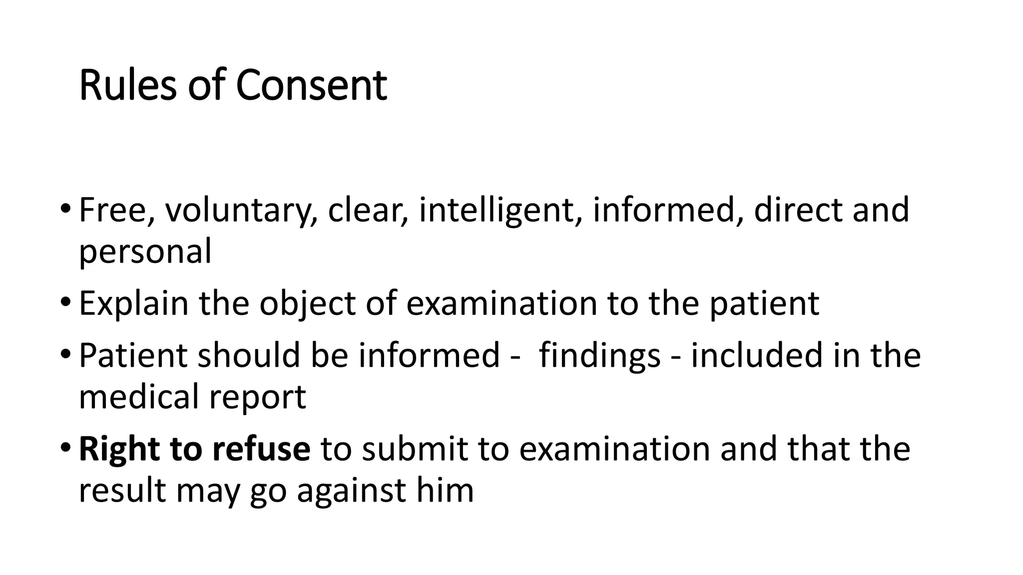 Consent in Medical Practice | PPTX