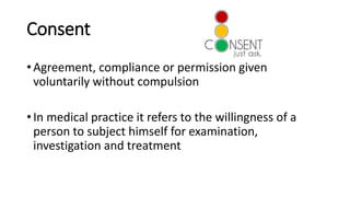 Consent in Medical Practice | PPTX