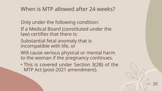 Consent in MTP-1.history complications.v | PPTX