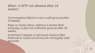 Consent in MTP-1.history complications.v | PPTX