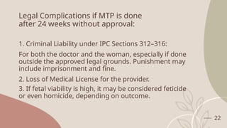 Consent in MTP-1.pptx complaint history treatment | PPTX