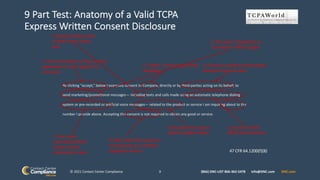 TCPA Marketing Consent Masterclass | PPT