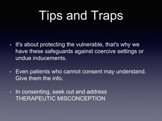 Informed Consent in Critical Care Research | PPTX