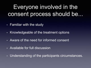 Informed Consent in Critical Care Research | PPTX