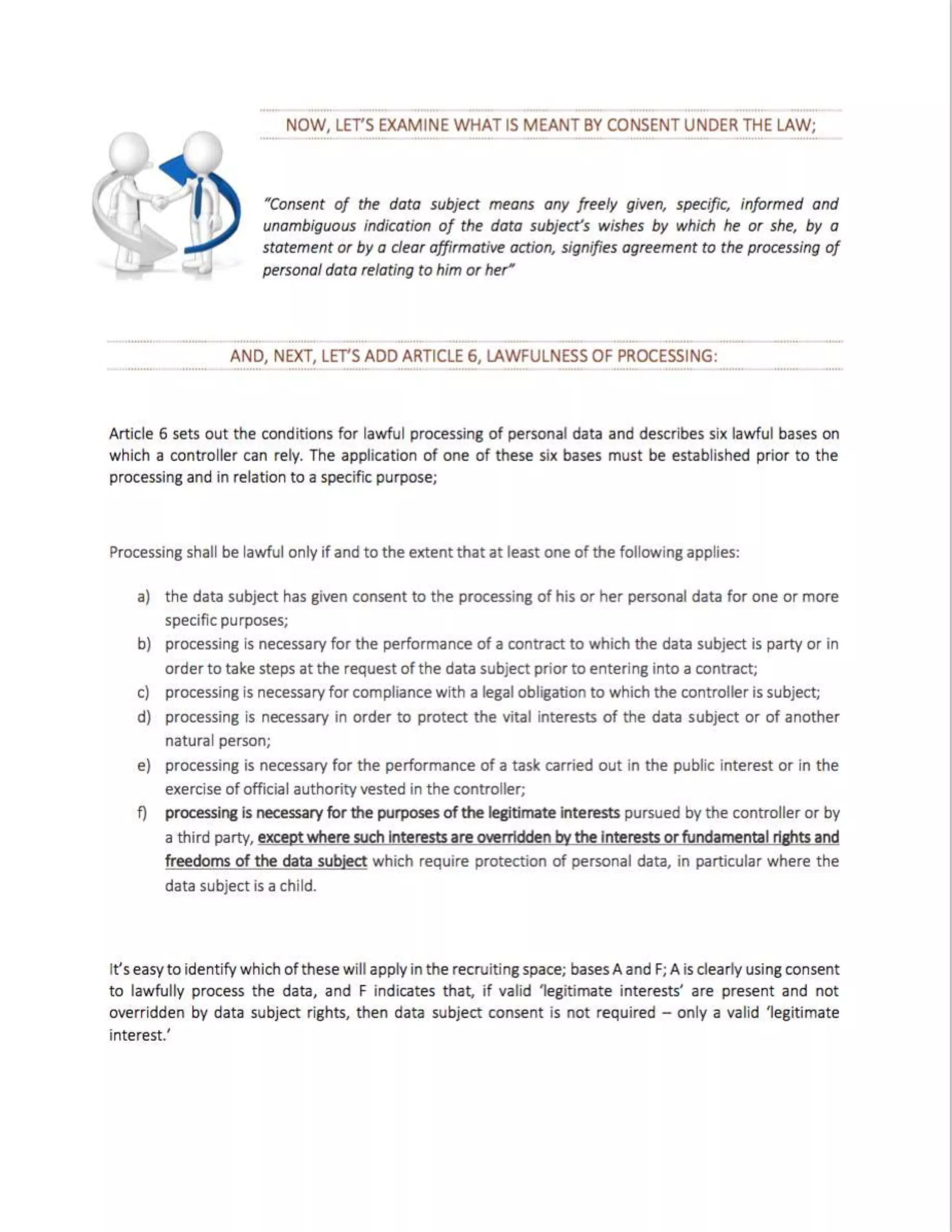 Consent vs legit interests | PPTX