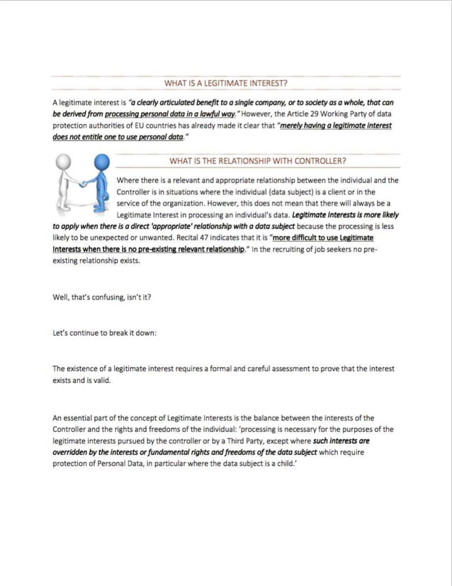 Consent vs legit interests | PPTX