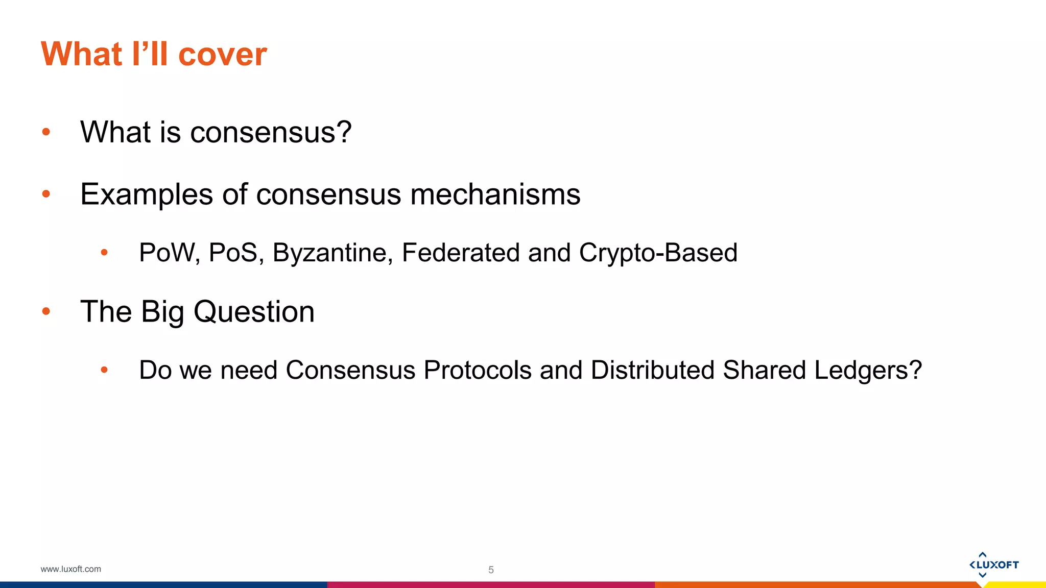 Introduction to Consensus techniques | PPTX | Computer Software and Applications | Computing
