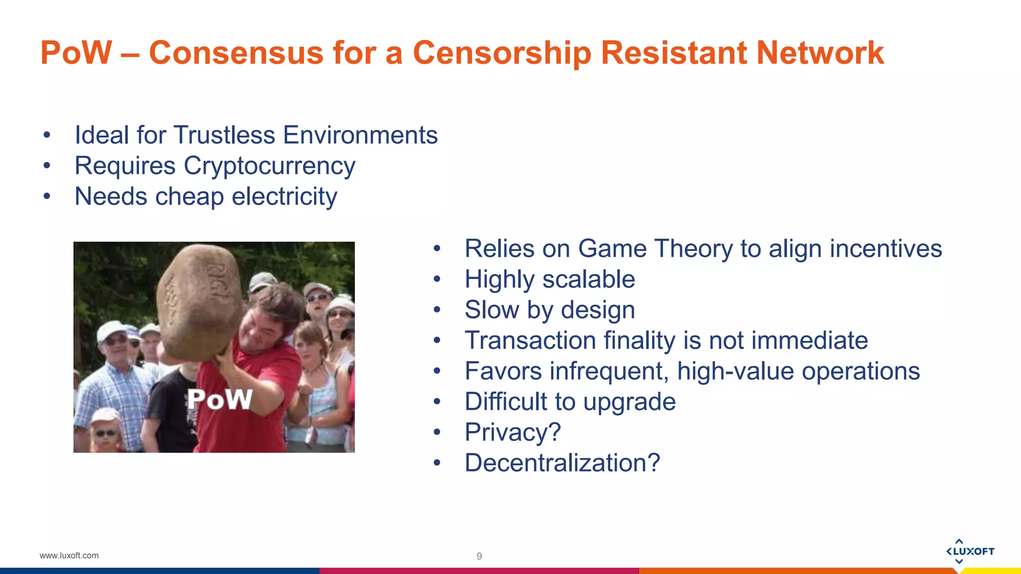 Introduction to Consensus techniques | PPTX | Computer Software and Applications | Computing