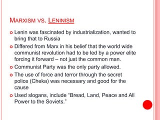 Consequences and significance of the russian revolution | PPTX
