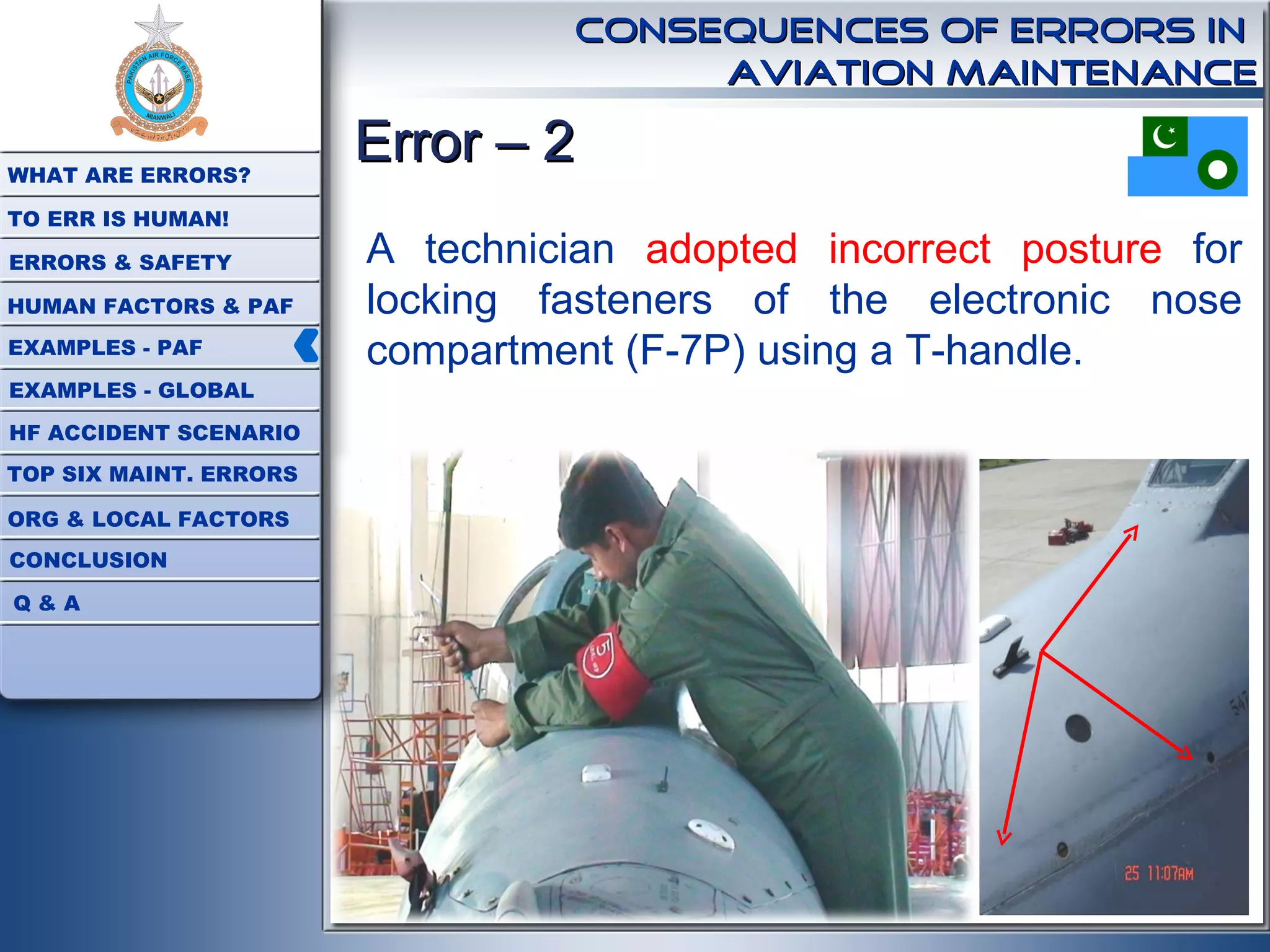 Consequences of Errors in Aviation | PPT