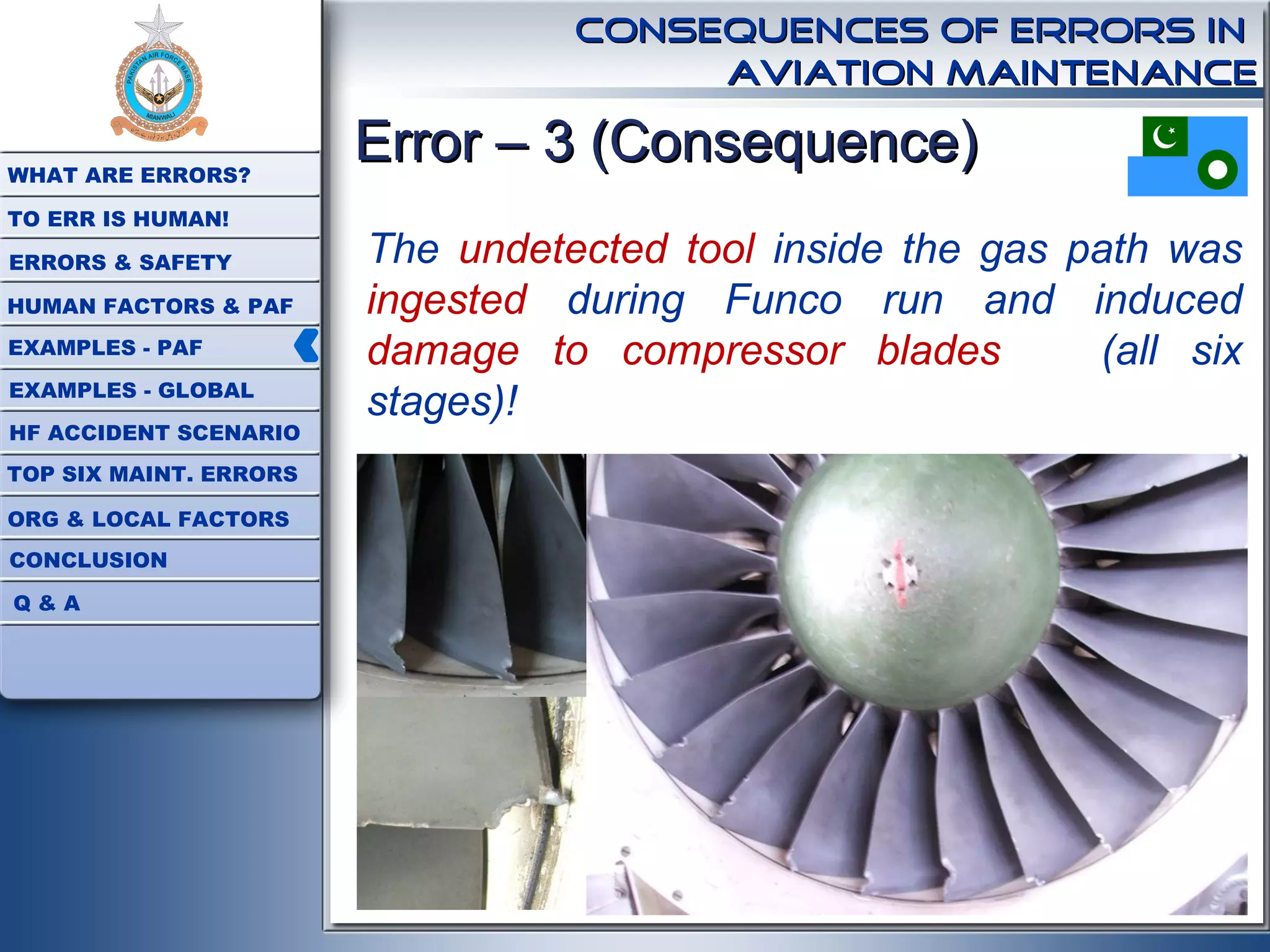 Consequences of Errors in Aviation | PPT