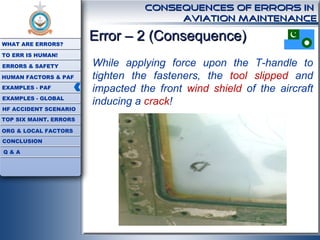 Consequences of Errors in Aviation | PPT