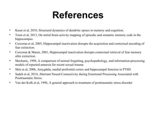 Consequences of ptsd and memory processing | PPT