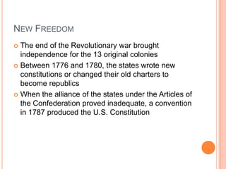 Consequences Of The American Revolution | PPTX