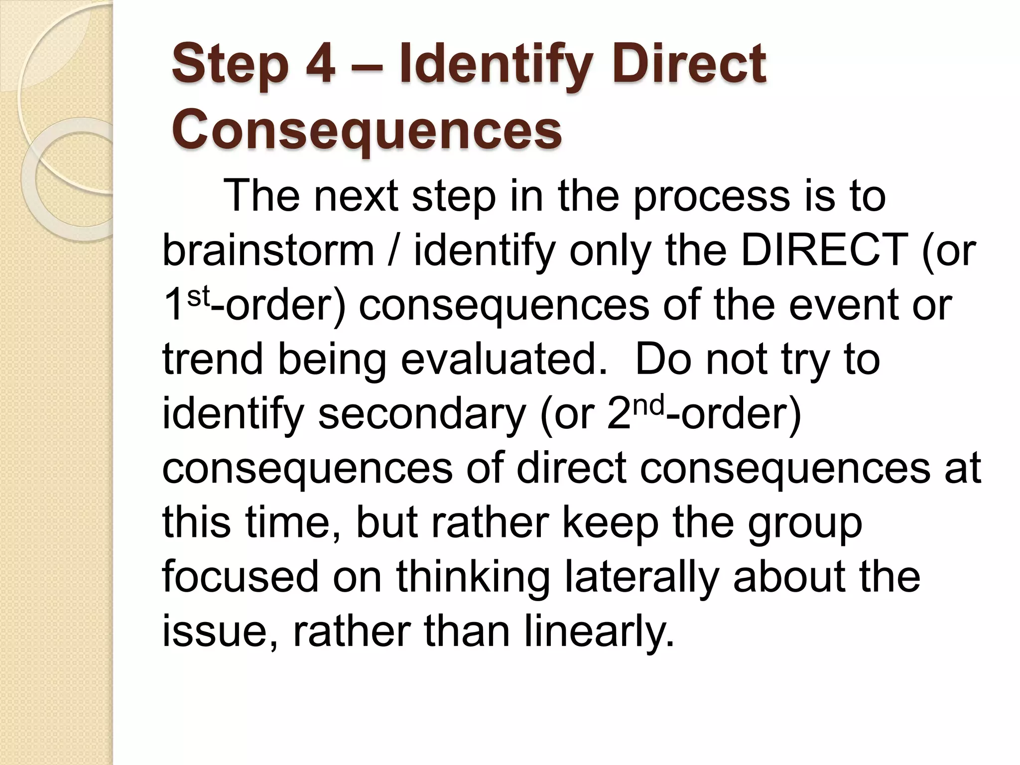 Consequence wheel | PPTX