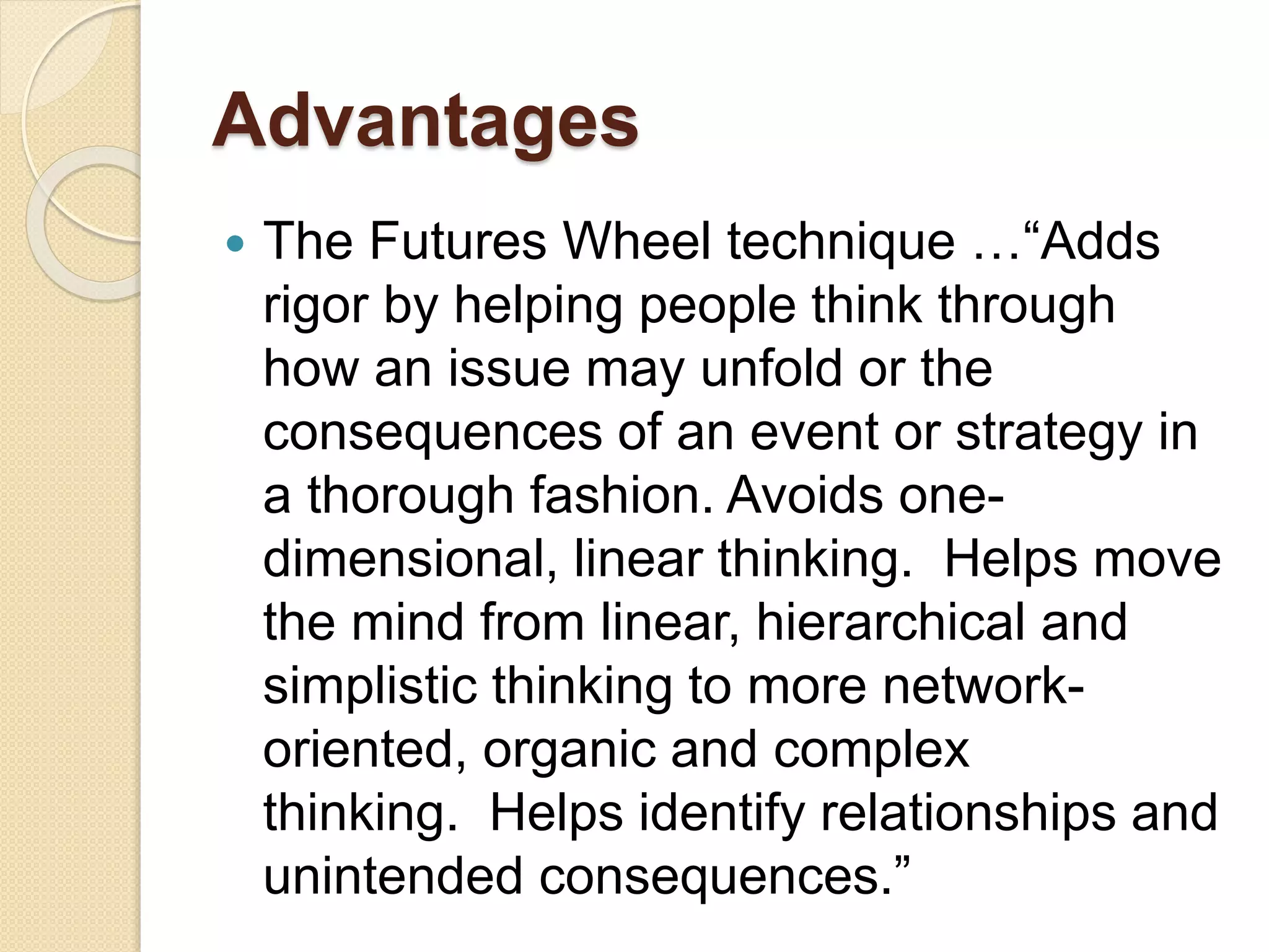 Consequence wheel | PPTX
