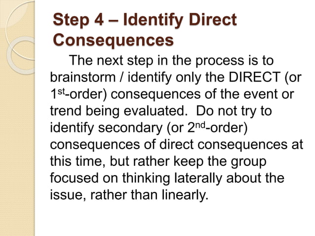 Consequence wheel | PPTX