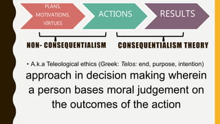 Consequentialism-Ethical Egoism | PPTX