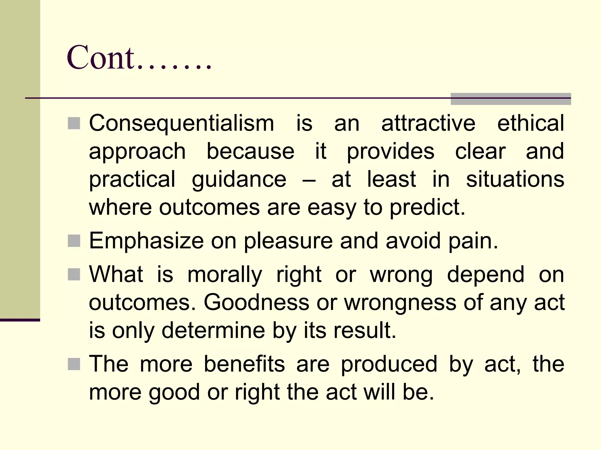 Consequentialist and Non-consequentialist theory | PPTX
