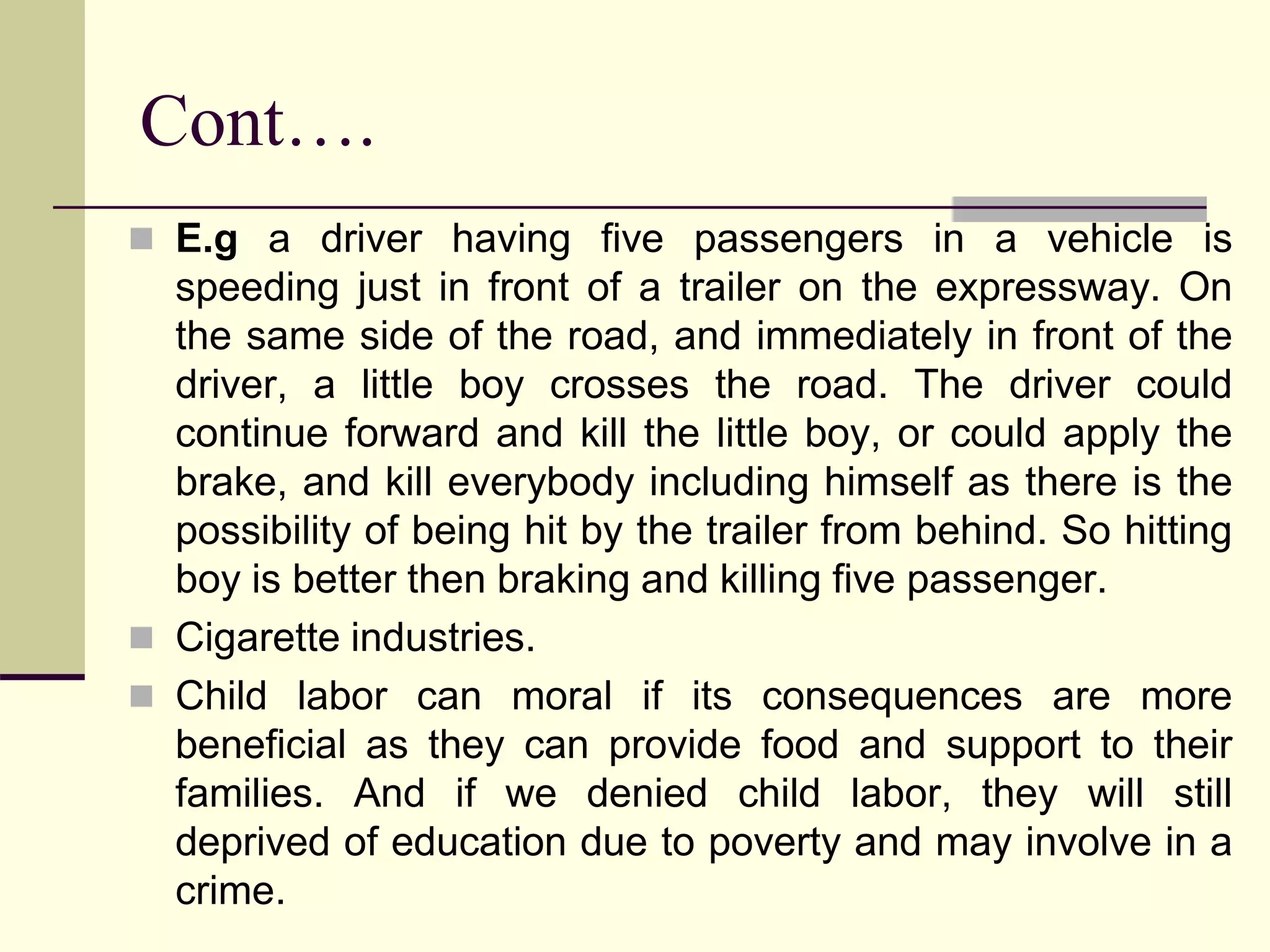 Consequentialist and Non-consequentialist theory | PPTX
